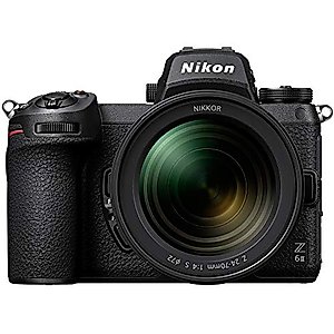 Nikon 1663 Z6II Mirrorless Camera Full Frame FX Body with NIKKOR Z 24-70mm f/4 S Lens Kit (Renewed)