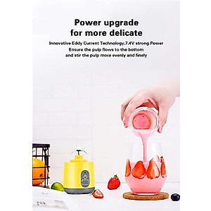 MXJCC Portable Blender, Smoothies Personal Blender Mini Shakes Juicer Cup USB Rechargeable