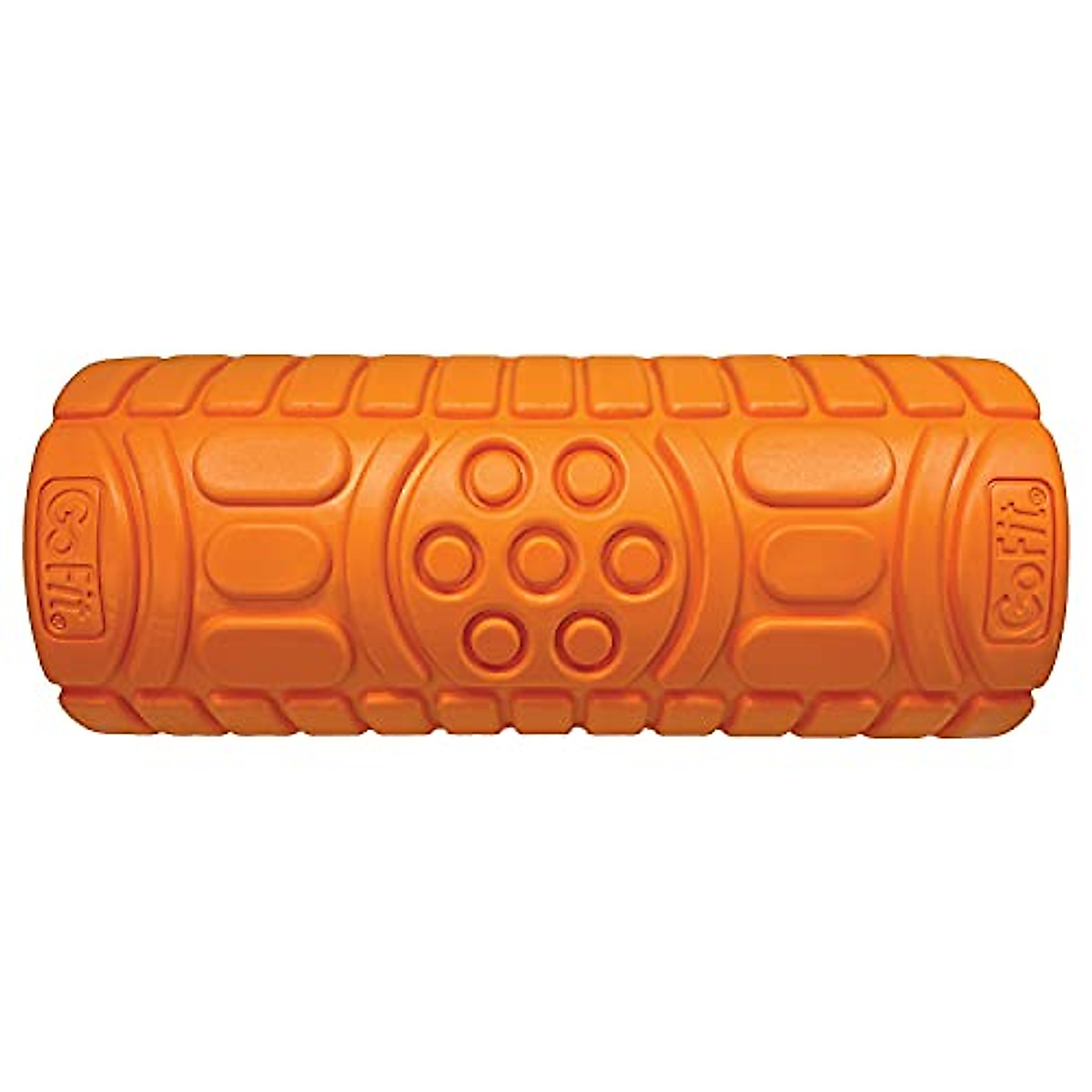 GoFit 13” Massage Go Roller - Massage Bar and Training Manual,Orange,GF-FR13-ORNG