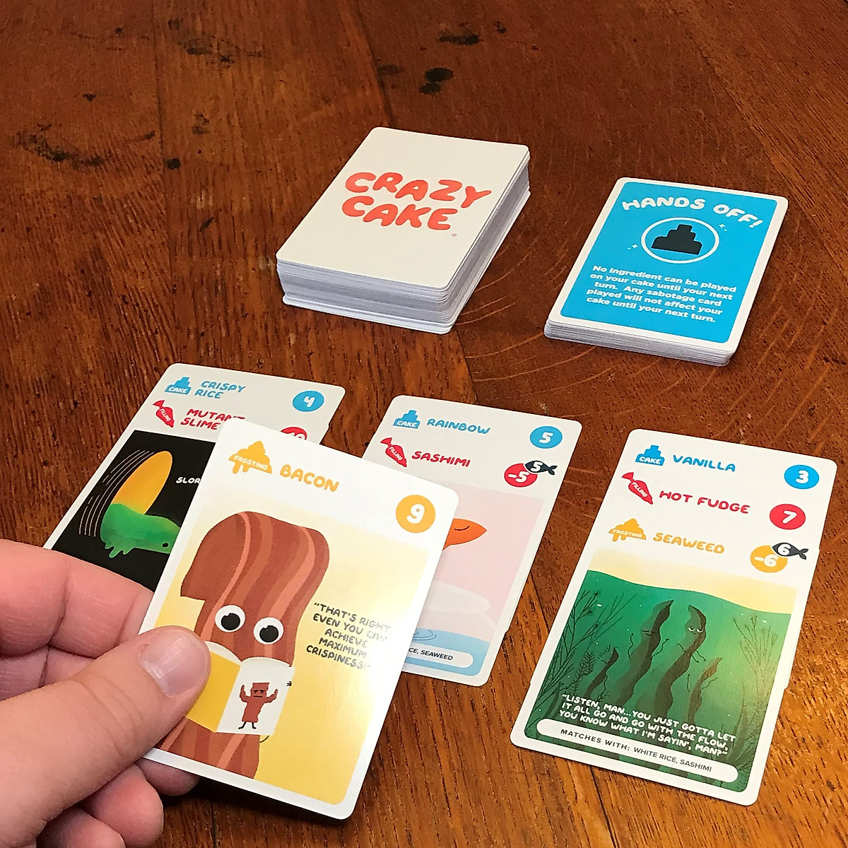 Crazy Cake Card Game for Kids and Adults - Family Fun - Board Game Night - Collect Ingredients to Build Your Cake and Sabotage Rival Bakers - Ages 8+