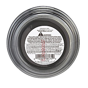 Candle-lite Scented Candles, Moonlit Starry Night Fragrance, One 18 oz. Single-Wick Aromatherapy Candle with 110 Hours of Burn Time, Gray