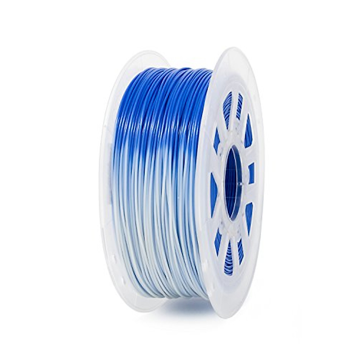 Gizmo Dorks 1.75mm PLA Filament, 1 kg for 3D Printers, Color Change Blue to White