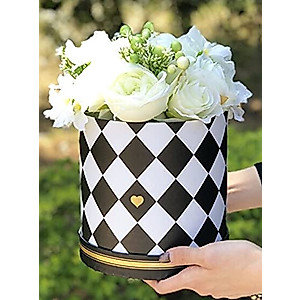 UNIKPACKAGING Premium Quality Round Flower Box, Gift Boxes for Luxury Flower and Gift Arrangements, Set of 3 pcs, with Lids, Size (S/M/L) (Just For You)