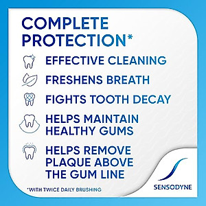 Sensodyne Complete Protection Sensitive Toothpaste For Gingivitis, Sensitive Teeth Treatment, Extra Fresh - 3.4 Ounces (Pack of 2)