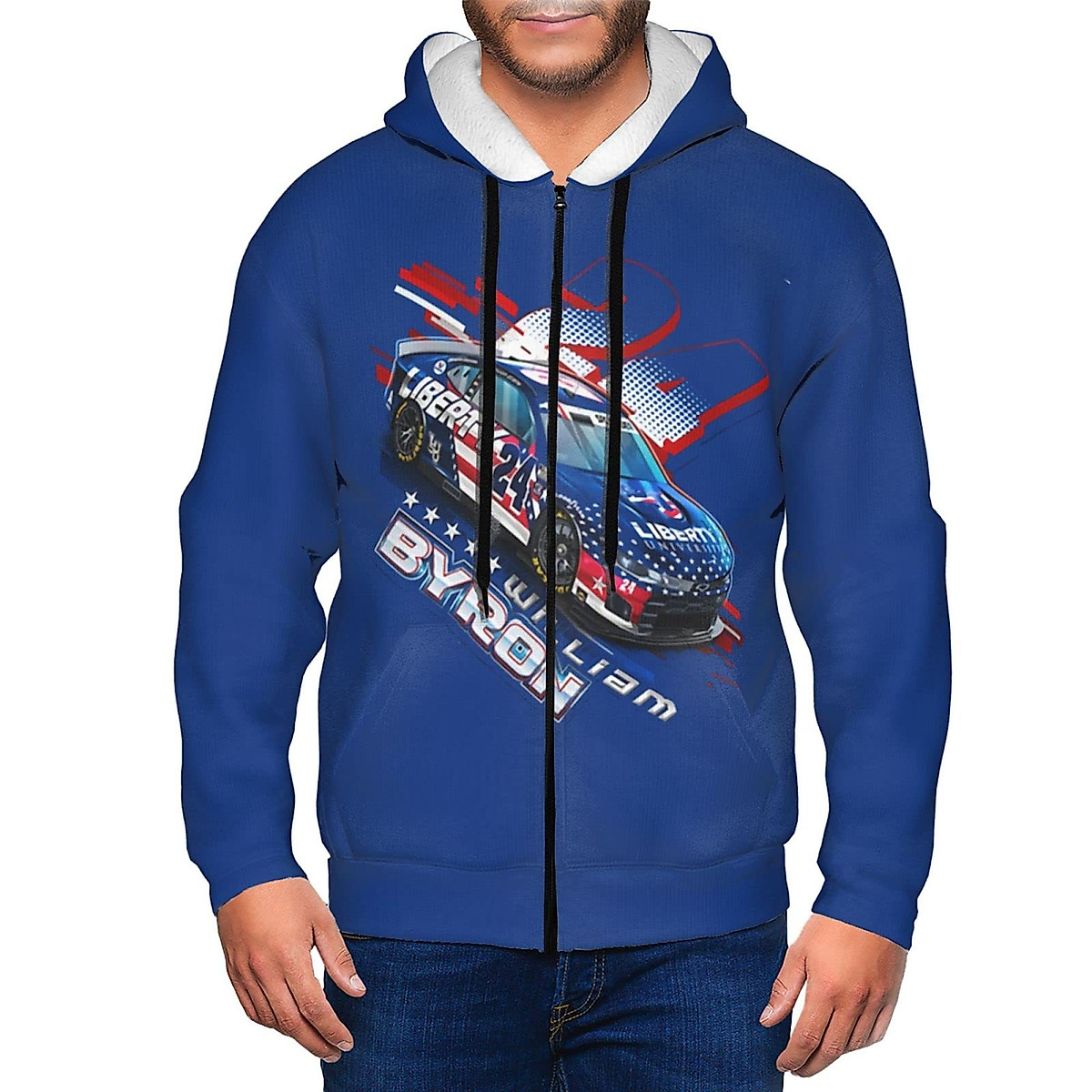 ASFRSH William Byron 24 Hoodies Zip Up Sweatshirts Thick Coats Hooded Jacket Hoodie Unisex Print Coat Jacket