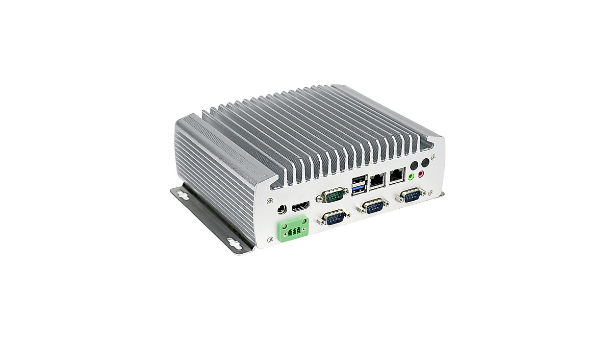 HUNSN Fanless Industrial Computer, IPC, Mini PC, Intel Celeron J1900 ...