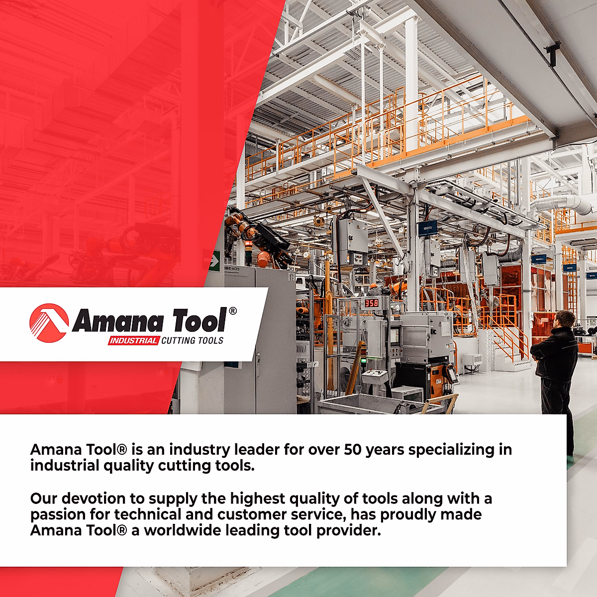 Amana Tool - 201005 Carbide Tipped Brad Pt. Boring Bit R/H 5mm Dia x 57mm Long x 10mm Sh
