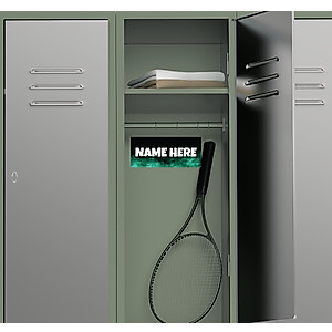 Custom Locker Magnet | School Locker Customization | Personalize Team Lockers | Employee Nameplate | Great Welcome Gift | Magnet for Workplace Cubicle | Personal Gym Locker Magnet