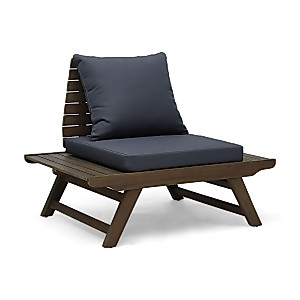 Christopher Knight Home Sedona Club Chair, 37 "W x 28.25 "D x 29.5 "H, Gray + Dark Gray