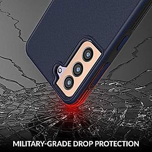 Crave Slim Guard for Galaxy S21 Case, Shockproof Case for Samsung Galaxy S21, S21 5G (6.2 inch) - Navy