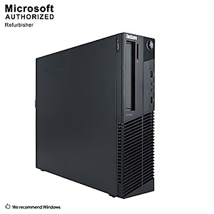 Lenovo ThinkCentre M92p High Performance SFF Desktop Computer, Intel Core i5 CPU up to 3.6GHz, 8GB DDR3 RAM, 500GB HDD, Windows 10 Professional (Renewed) (i5 8GB WiFi)