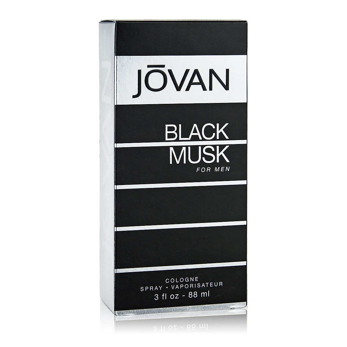 Jovan Black Musk Eau De Cologne Spray for Men, Multicolor, 3 Fl Oz