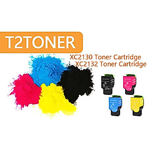 XC2132 Toner Cartridge Remanufactured XC2130 24B6008 24B6009 24B6010 24B6011 Toner Cartridge Replacement for Lexmark XC2130 XC2132 Printer(4-Pack)