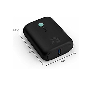 Nimble Champ 5K Portable Charger, 15W USB-C Fast Charging Power Bank Compatible with iPhone, iPad, Android and More, Made from Recycled Plastic