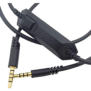 Tobysome A50 Replacement Cable Headphone Cable Audio Cord with Volume Control and Microphone Compatible with Astro A10/A20/A30/A50/A40/A40TR Gaming Headset to Xbox One PS4 Controller