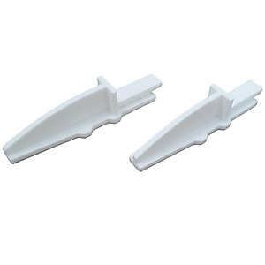 Replacement For Lasko Box Fan Feet, 2 Pack, Stronger Than Original, Excellent Fit, 1 SET OF 2 FEET, 2 FEET TOTAL (WHITE)