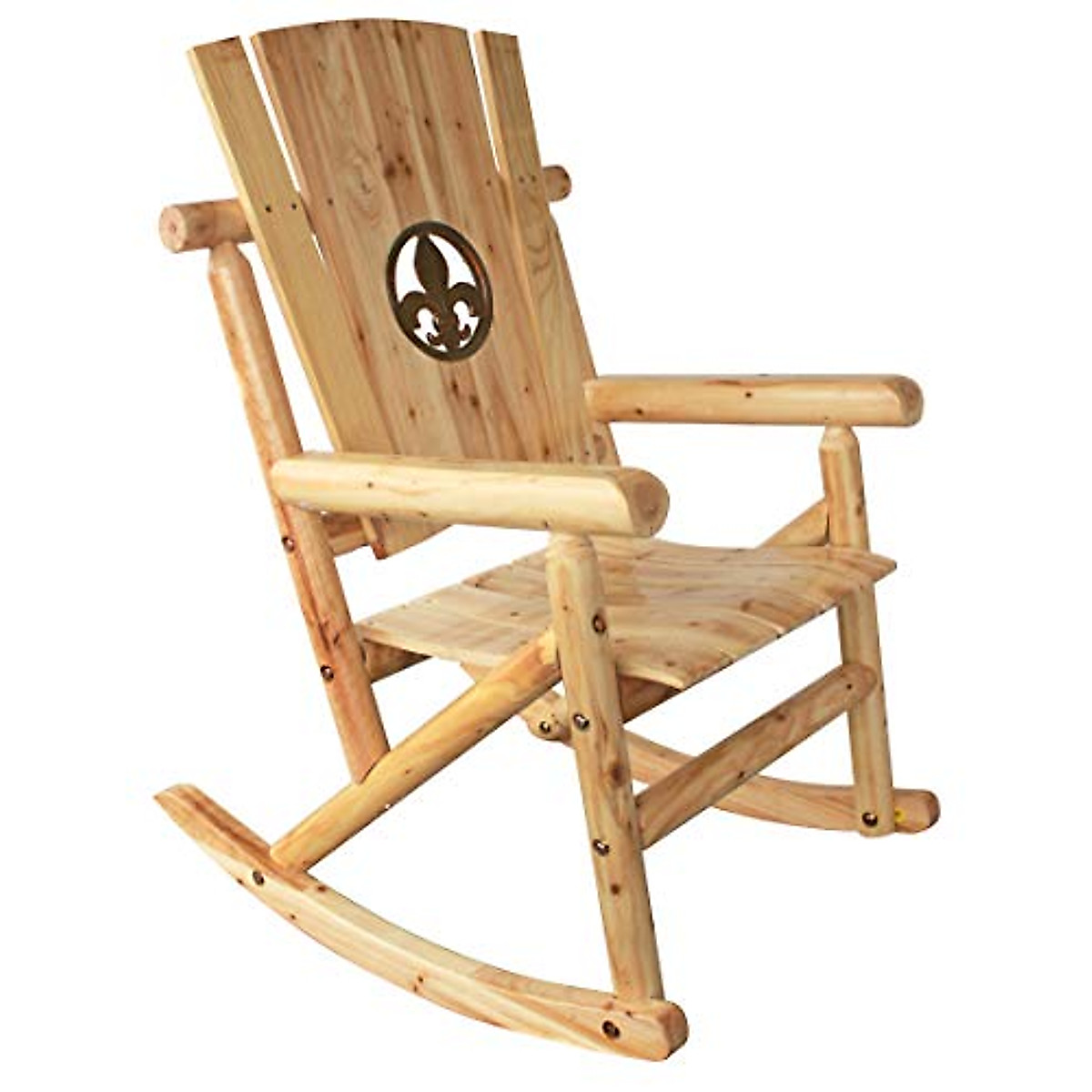 Leigh Country TX 95102 Aspen Fleur-De-Lis Rocker