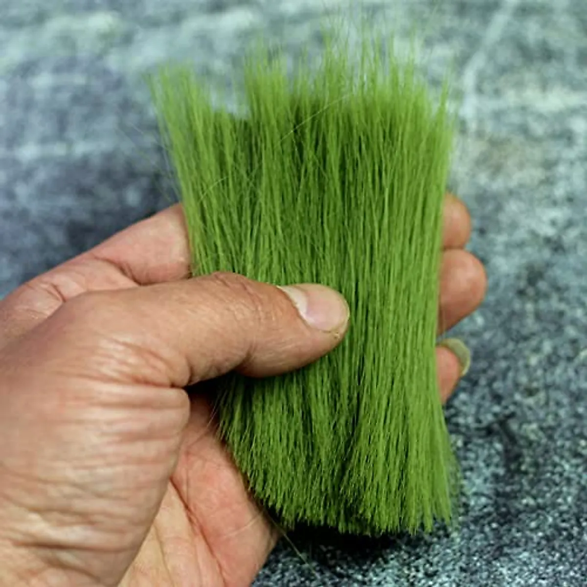 Simulation Long Grass Miniature Static Grass Model Grass Tufts Railway Artificial Grass for Train Landscape Railroad Scenery Sand Military Layout Model Miniature Bases and Dioramas