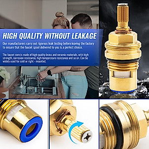 Kitchen Faucet Cartridge Replacement Parts for Hansgrohe 94008000, Cold Flow Right Side Installation Suitable for Shower Valve Cartridge (94008000)