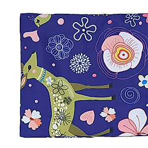 Wontee Small Pet Sleeping Pouch Sleep Bag Warm Bed Hideout for Hamsters Hedgehogs Sugar Gliders Squirrels (L, Blue Elk)