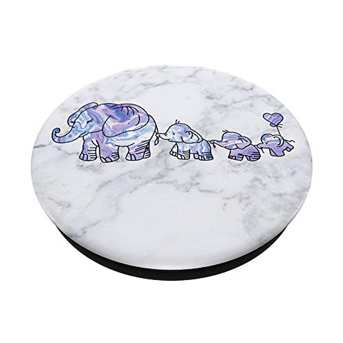 3 Kiddos Mama Elephant - 3 kids - Elephant Mom Phone Grip - PopSockets PopGrip: Swappable Grip for Phones & Tablets