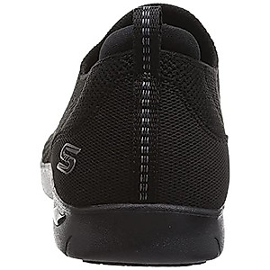 Skechers Women's ARCH FIT REFINE-DON'T GO Sneaker, Black/black, 8