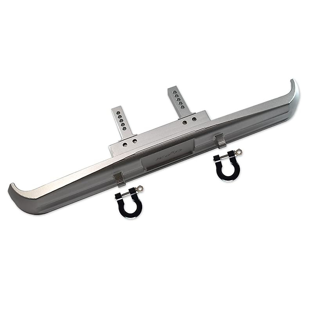 3pc Set Upgrades Aluminium Front Bumper Mount+D-Rings TRAXXAS-1/10 TRX-4 Chevrolet K5 Blazer 82076-4 RC Cars by GPM (Silver)