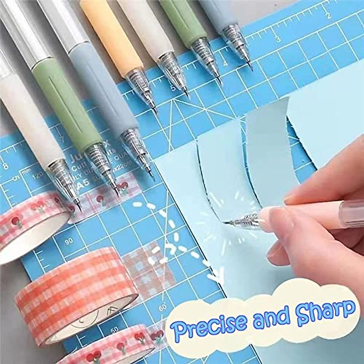 Cartoon Pattern Student Utility Knife Pen (color-2)
