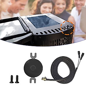 Carkio Hopper Lid/Door Switch & Electric Wire Replacement Kit Compatible with Masterbuilt Gravity Series 560/800/1050 XL & Digital Charcoal Grill + Smokers