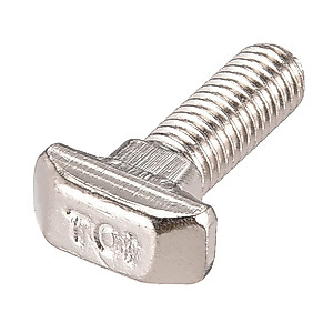uxcell M8x25mm T-Slot Drop-in Stud Sliding Screw Bolt Carbon Steel 20pcs for 40 Series European Standard Aluminum Profile