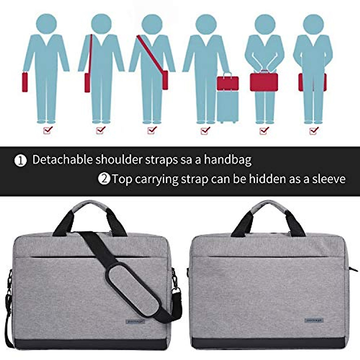 14-15 Inch Laptop Tablet Sleeve Case Notebook Shoulder Bag