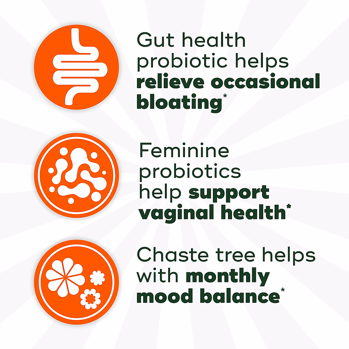 Align Probiotic, Women's Dual Action, Probiotics for Women, Multi-Strain Probiotic with Chaste Tree, Supports Feminine Health, Soothes Occasional Abdominal Discomfort, 28 Capsules (Packaging May Vary)