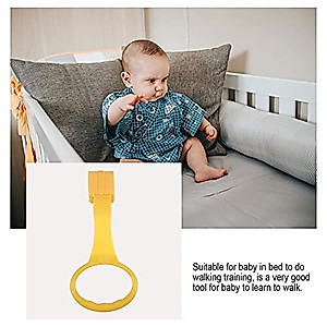 Kisangel Baby Crib Pull Ring Baby Toddler Walking Assistant Pull Up Ring Safety Activity Gym Toys for Baby Toddler Infant Parents Random Color 4pcs