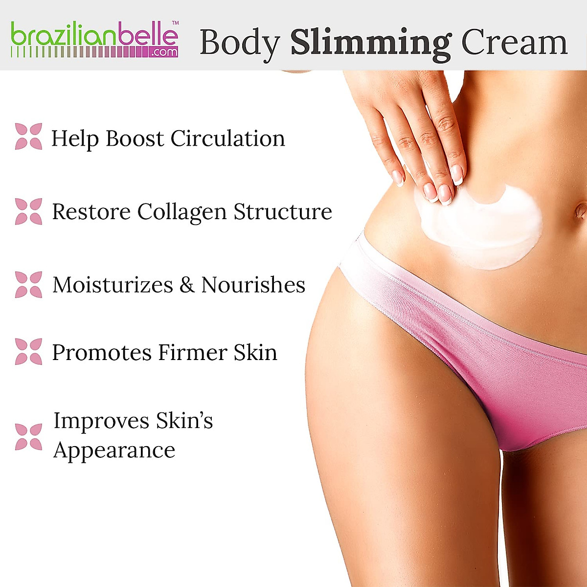 Skin Firming and Toning Cream with Premium Caffeine Extract | Cellulite Removal Treatment | Helps Tone, Firm, and Rejuvenate Your Body | Hydrating belly butter (8.1 oz)