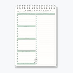 Daily To Do List Notepad, Daily Planner Notepad Undated With 52 Sheet, Appointment book for Top Priorities, Meeting, Follow up, Notes, 1 Pack, Pink(5.5"x8.5")