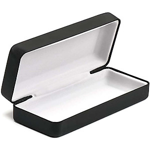 alladaga Hard Shell Eyeglasses Case Protective Glasses Case for Men and Women (Black)