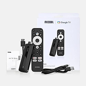MECOOL KD3 4K Streaming Stick. Netflix 4K, Google Certified Google TV 11. AV1 Supported 2GB RAM 8GB ROM