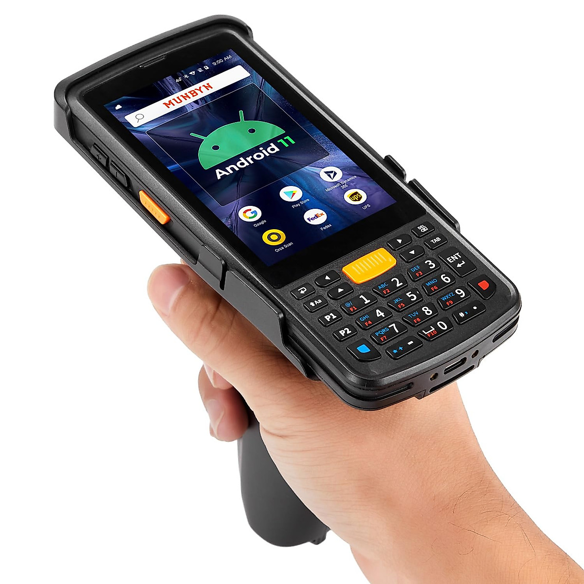 MUNBYN 2024 New Barcode Scanner Tablet, Android 12 8GB+128GB Barcode Tablet, 8" Equip with Zebra SE4710 and Android Barcode Scanner with Pistol, Android 11 Equip with Zebra SE4710 Scanner