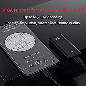 FiiO BTR5-2021 Headphone Amps Bluetooth 5.0 Receiver High Resolution 384K/32Bit Native DSD256 USB DAC Supports LDAC/aptX HD/MQA for Smartphones/PC/Laptop/Car/Home Audio (Regular)
