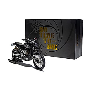 Corgi Diecast James Bond 'No Time to Die' Triumph Scrambler 1200 1:12 Motorcycle Display Model CC08401