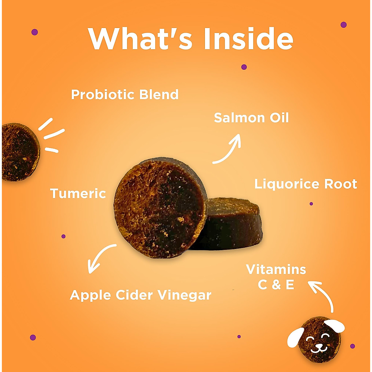 First Impressions Itch, Please! Dog Allergy Chews - Dog Allergy Relief - Stop Licking, Scratching and Chewing - Apple Cider Vinegar, Probiotics, Turmeric - Allergy Relief for Dogs Itching - 120 ct