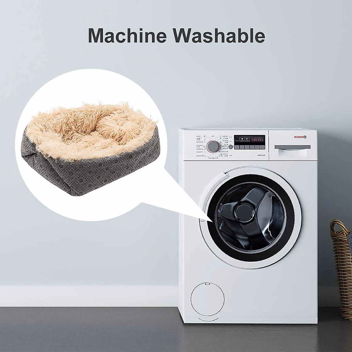 PUPTECK Furry Self Warming Cat Bed Mat - Foldable Convertible Thermal Cat Sleeping Bag Pad, Comfy Pet Heated Nest Mat Anti-Slip for Cat & Puppy