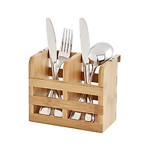 Helen’s Asian Kitchen Dish Rack Caddy, Natural Bamboo