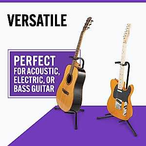 On-Stage XCG4 Black Tripod Guitar Stand, Single