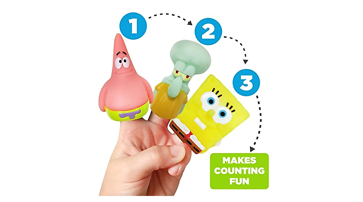 SpongeBob Finger Puppet Set - Perfect for Bath & Play