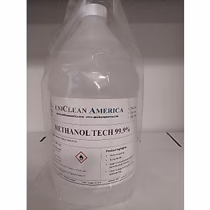Methanol I Methyl Alcohol I Tech Grade 99.9% Purity - Size 128 fl oz