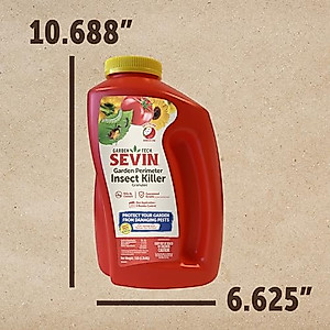 Sevin 100550343 Garden Perimeter Insect Granules, 3lb, White Label