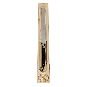 Laguiole Bread Knife 30 cm Black