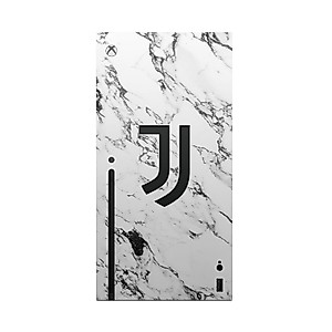 Head Case Designs Officially Licensed Juventus Football Club White Marble Art Matte Vinyl Sticker Gaming Skin Decal Cover Compatible with Xbox Series X Console and Controller Bundle