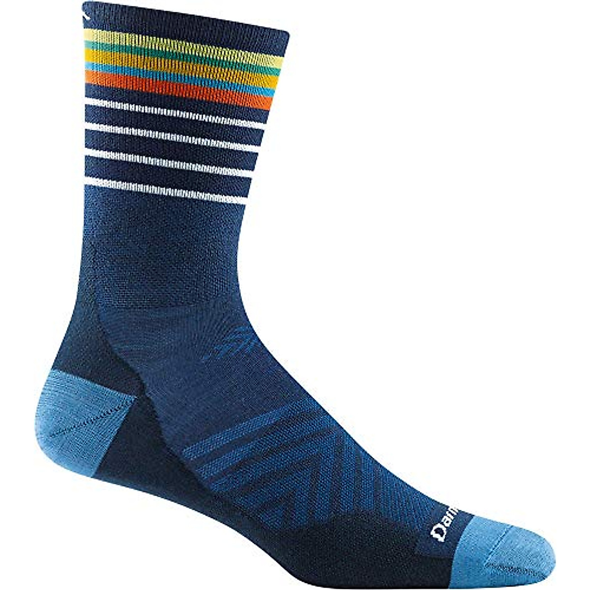 Darn Tough Men's Stride Micro Crew Ultra-Lightweight Running Sock (Style 1036) - Eclipse, Large